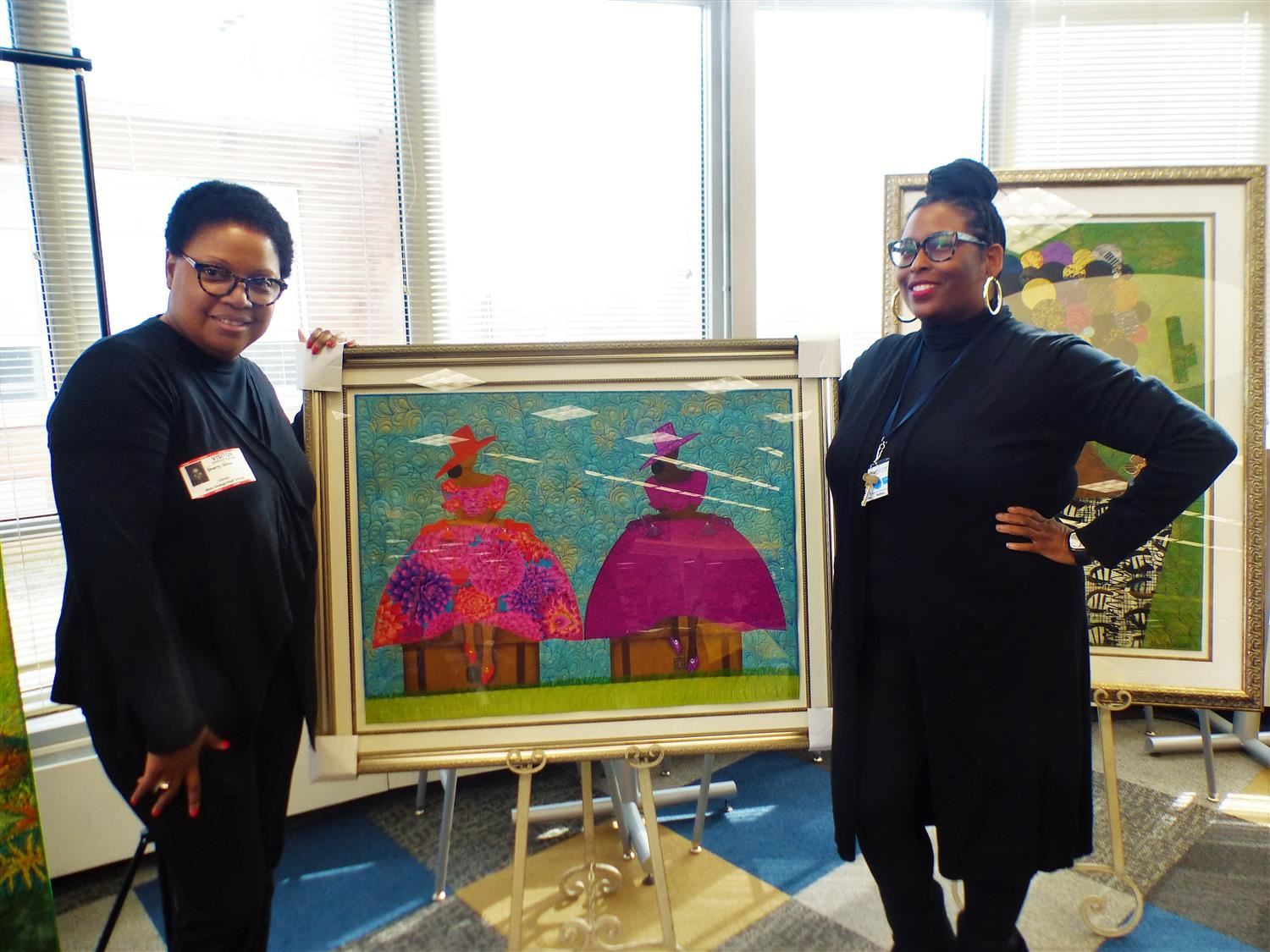 Fiber Artist Sherry Shine Captures Black History through Art Quilts